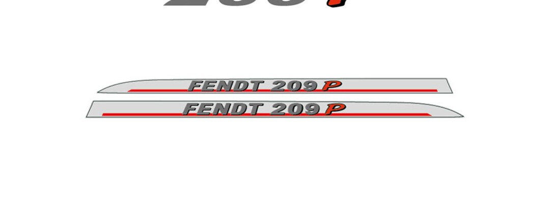 Fendt 209 P Aftermarket Replacement Tractor Decal Sticker Set - Etsy