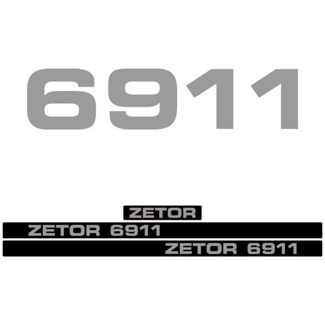 Zetor 6911 Aftermarket Tractor Decal / Aufkleber / Adesivo / Sticker ...