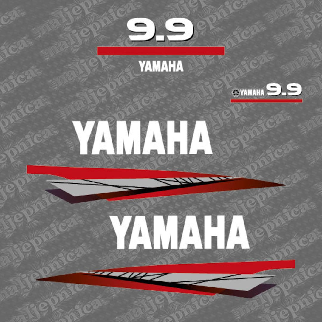 Yamaha 9.9 (1998-2001) Outboard Decal Sticker Set - Etsy