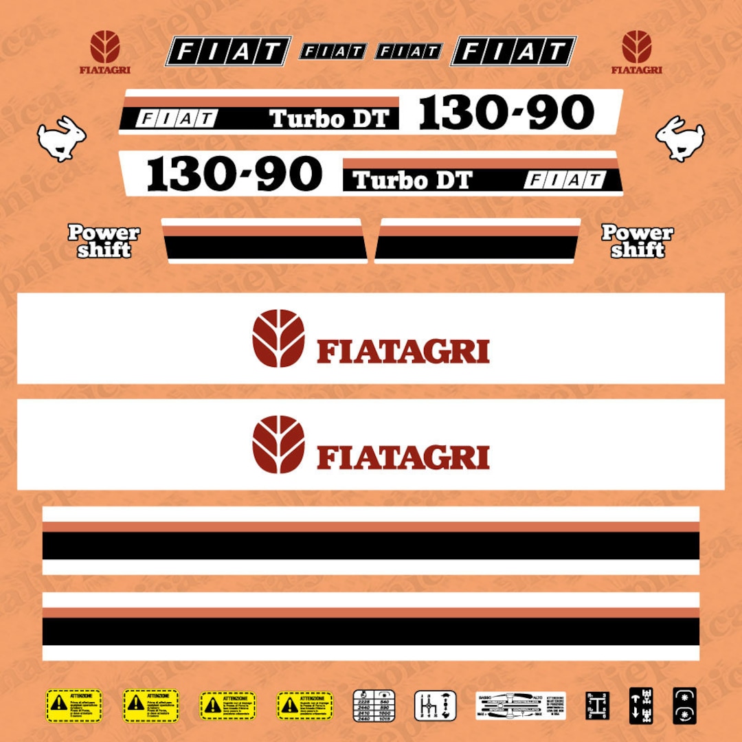 Fiat Fiatagri 130-90 Turbo DT Powershift Aftermarket Replacement ...