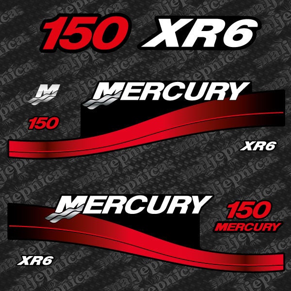 Mercury 150 Outboard Decal - Etsy