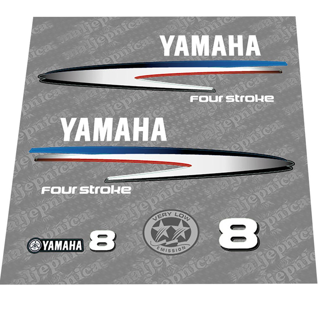 Yamaha 8 (2002-2006) Outboard Decal Sticker Set - Etsy