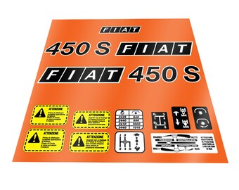 Fiat 640 Aftermarket Replacement Tractor Decal Sticker Set | Etsy