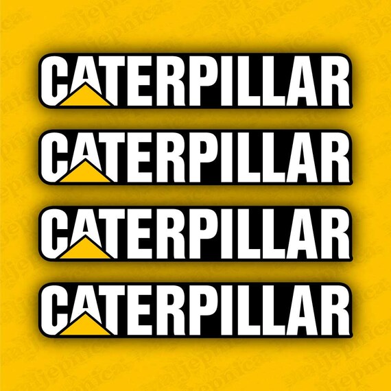 Caterpillar Logo Stickers
