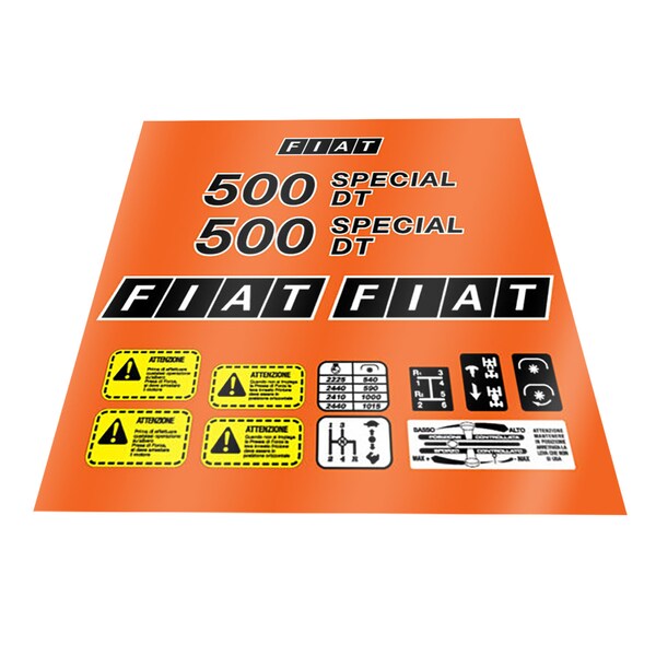 Fiat Tractor Stickers - Etsy
