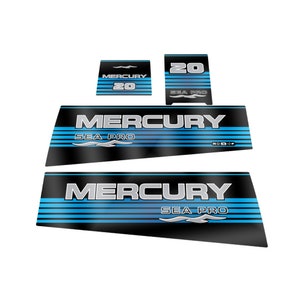 Mercury 20 Sea Pro 1996-1999 Outboard Decal Sticker Set - Etsy