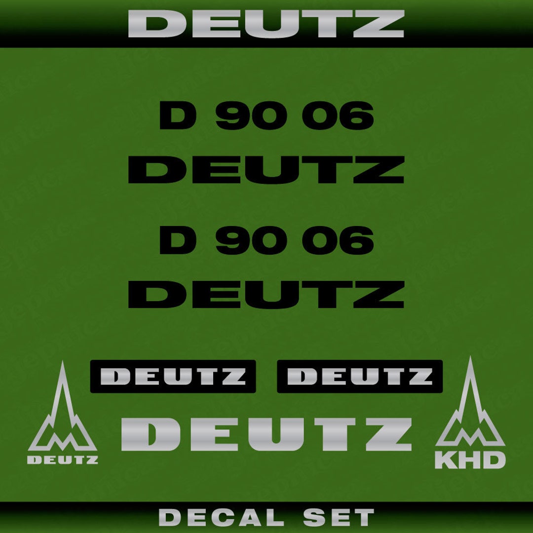 Deutz D 90 06 Aftermarket Replacement Tractor Decal sticker - Etsy