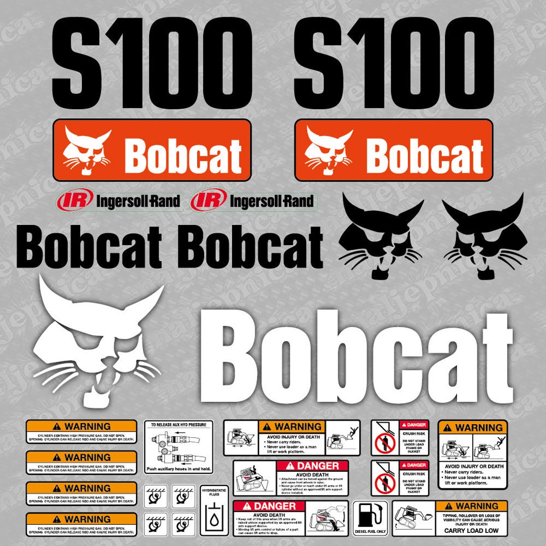 Bobcat S100 Loader Aftermarket Decal / Aufkleber / Adesivo / Sticker ...