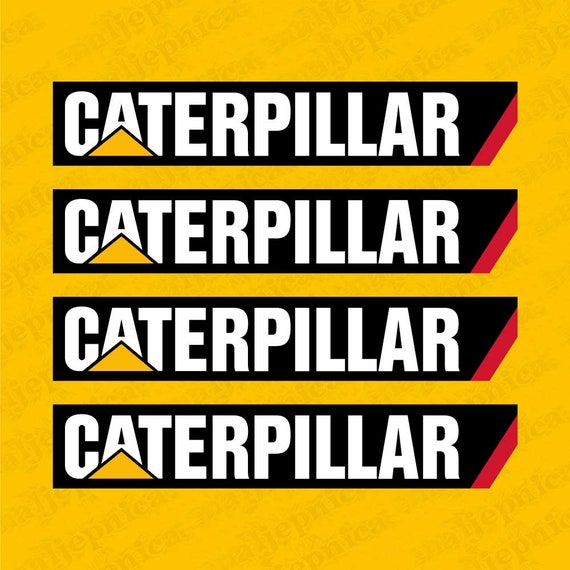 Caterpillar Logo Stickers
