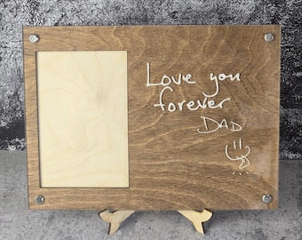 Handwriting Custom Engraved Picture Frame - Etsy