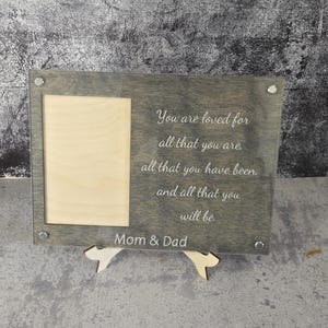 Personalized Picture Frame- Picture Engraved Picture Frame- Personalize ...