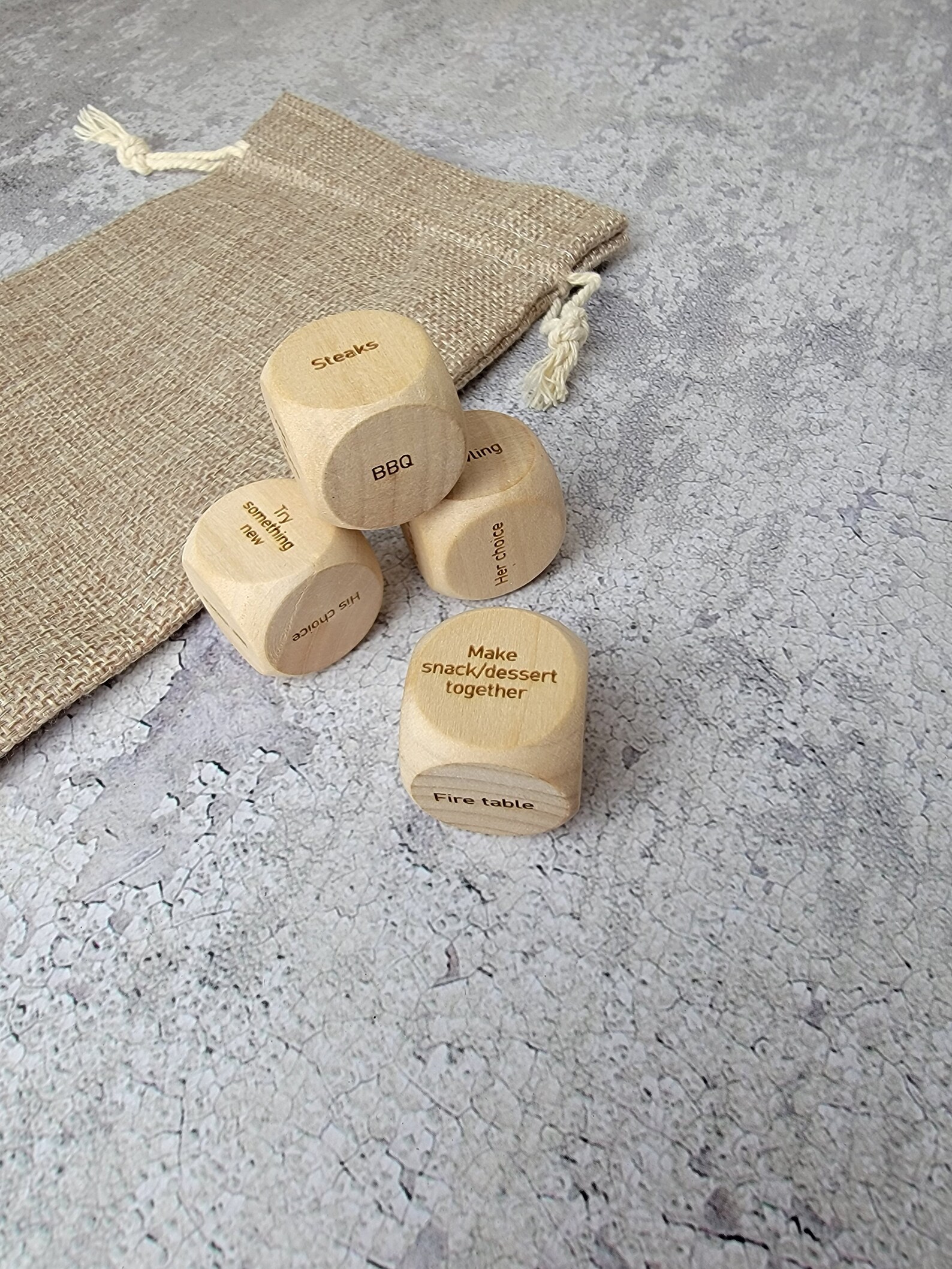 Personalized Date Night Decision Dice: Valentine's Gift for Couples - Etsy