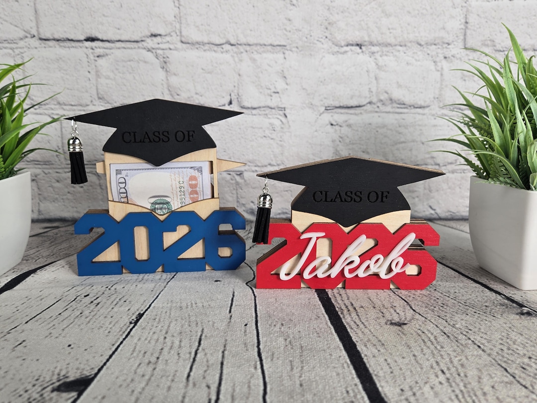 Personalized Graduation Money Holder 2026, Class of 2026 Graduation ...