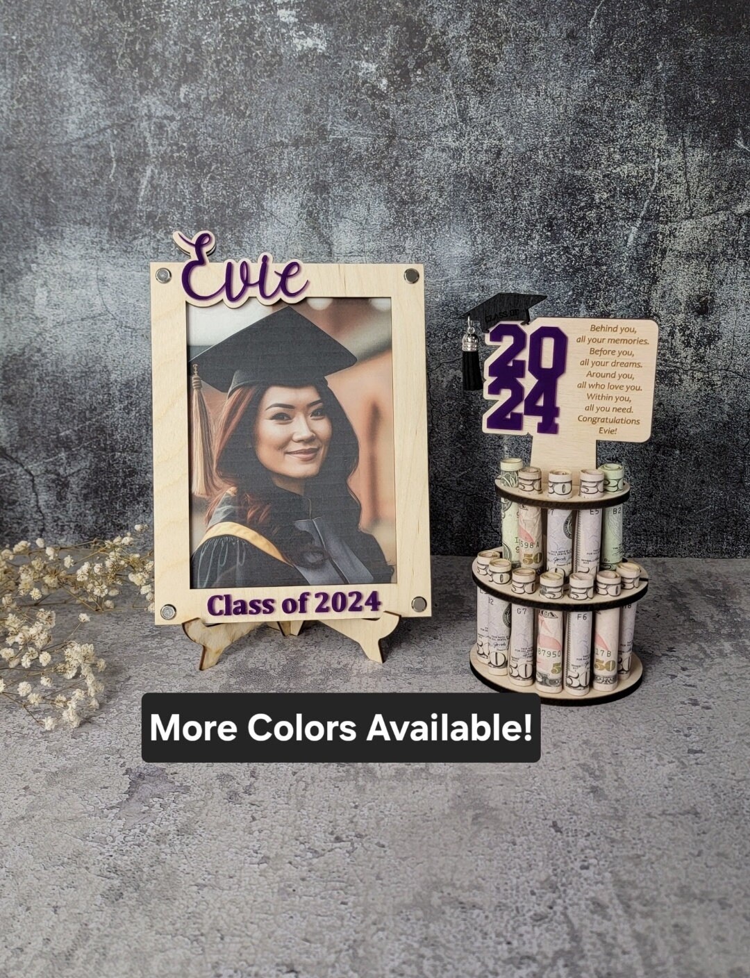 Graduation Gift Money Holder and Personalized Graduation Picture Frame ...
