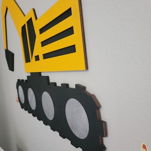 Wood Construction Wall Accessory, Construction Nursery Decor ...