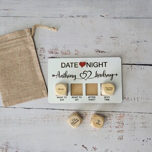 Personalized Date Night Dice Set: Valentine's Gift for Couples - Etsy