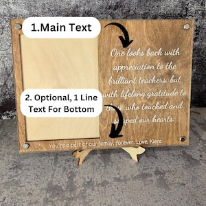 Personalized Picture Frame- Picture Engraved Picture Frame- Personalize ...