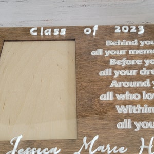 Graduation Gift 2024 Picture Frame | Personalized Class of 2024 Gift ...