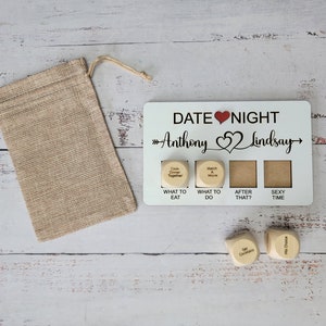 Personalized Date Night Dice Set: Valentine's Gift for Couples - Etsy