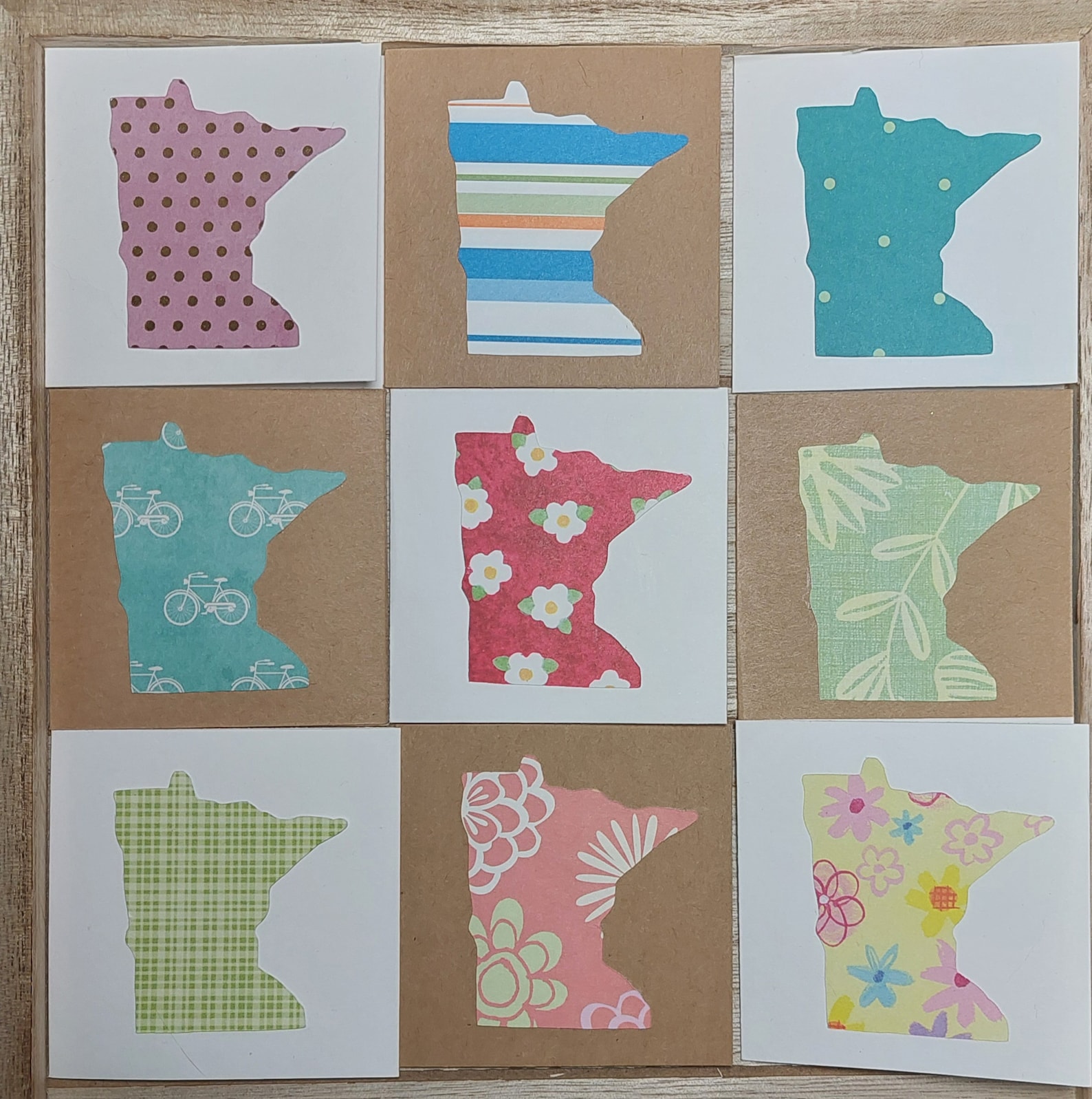 Set of Mini MN Cards (2.75" X 2.75") - Etsy