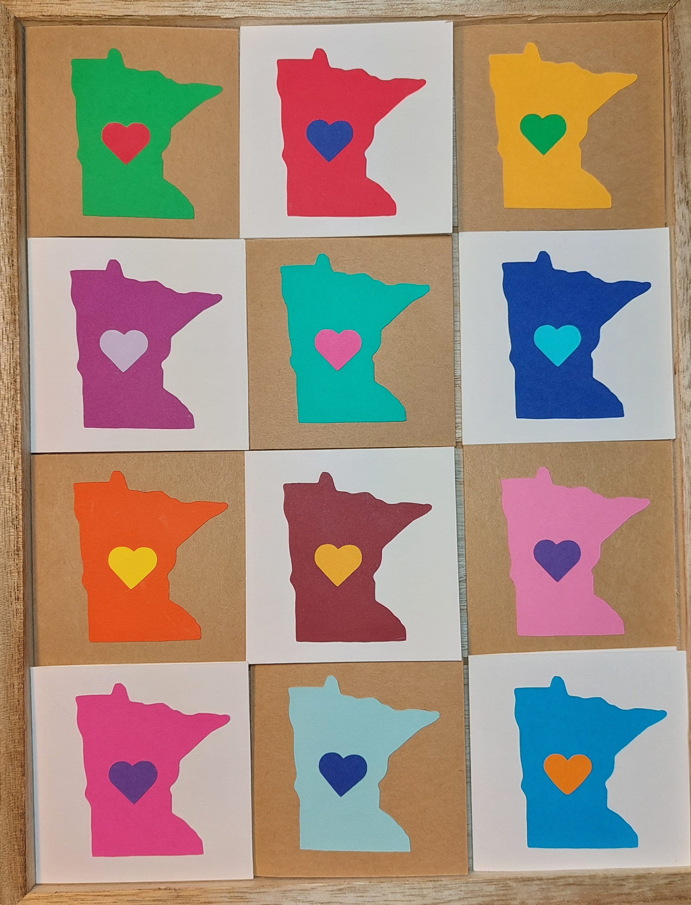 Set of Mini MN Cards (2.75" X 2.75") - Etsy