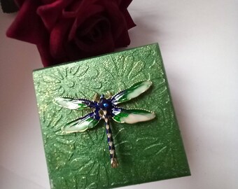 Dragonfly Trinket Box - Etsy UK