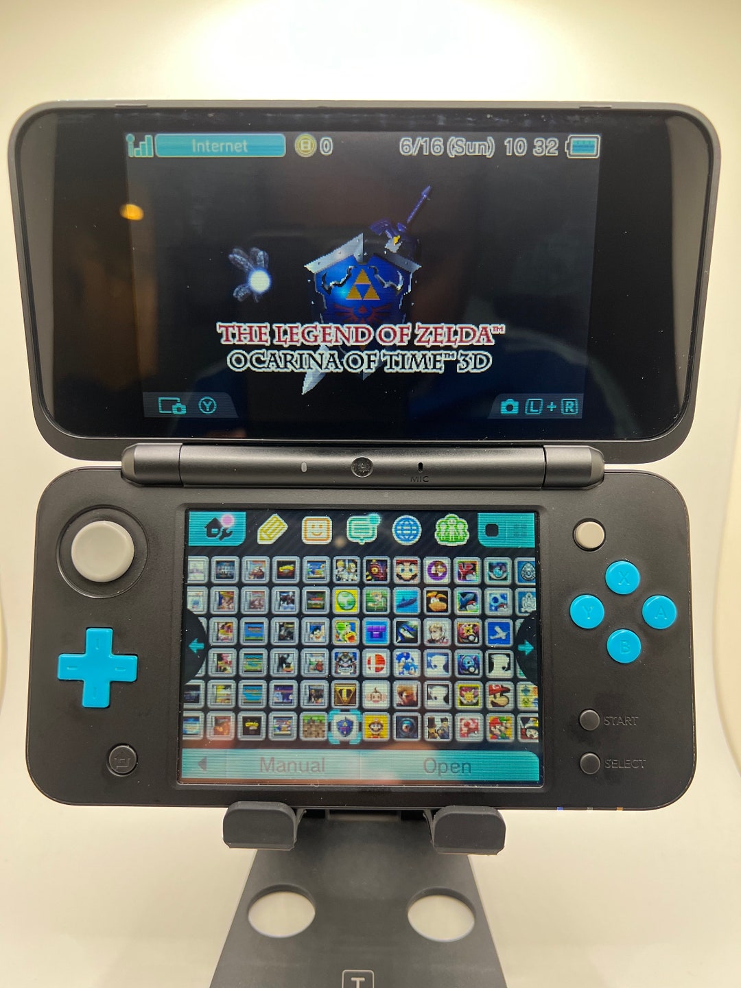 New Nintendo 2DS XL turquoise/black 128GB - Etsy