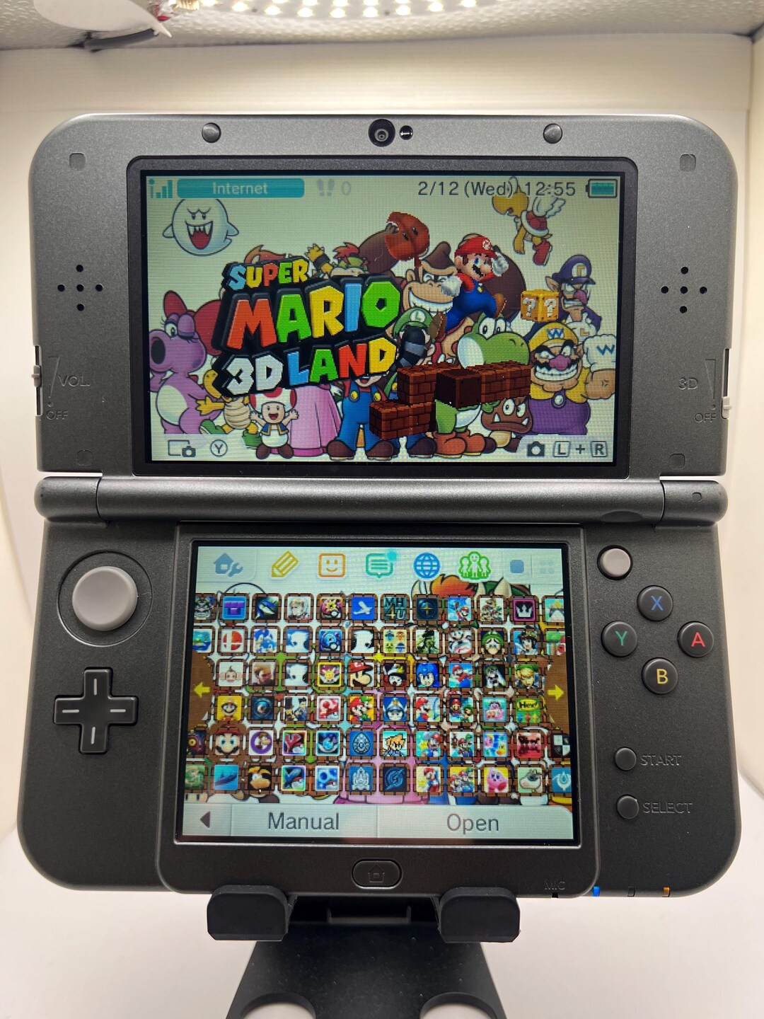 New Nintendo 3DS XL/LL metallic Black, Bottom IPS Display 128GB - Etsy