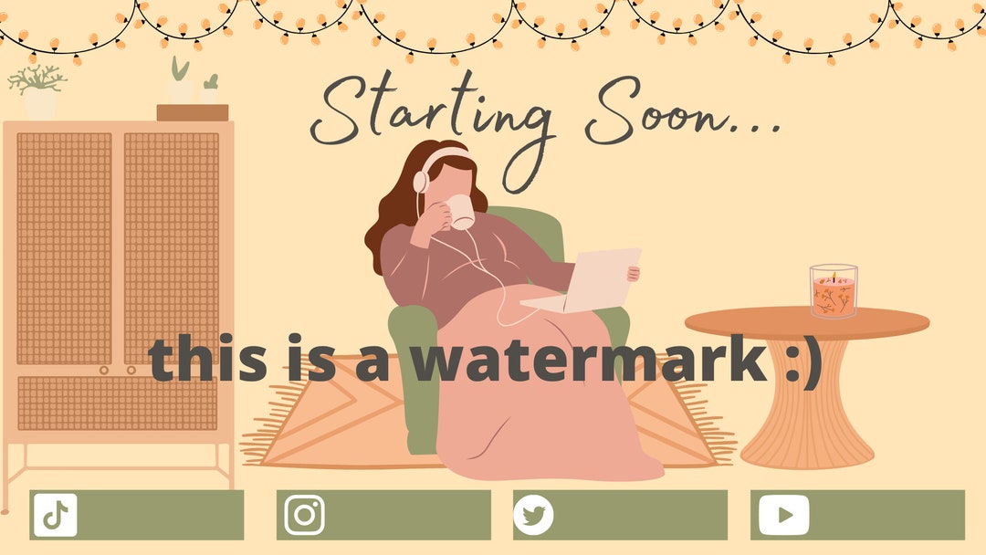 Cute Starting Soon Screen - Etsy