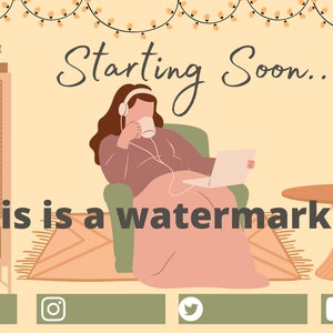 Cute Starting Soon Screen - Etsy