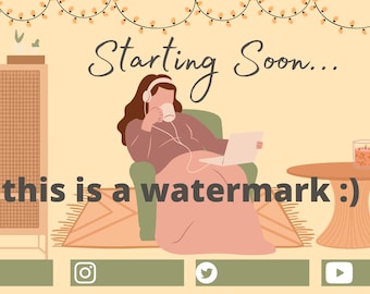 Starting Soon Screen - Etsy