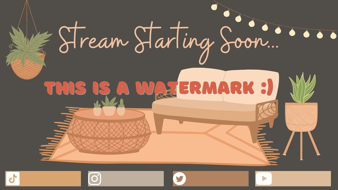Cute Animated Stream Starting Soon & Offline Screen! - Etsy