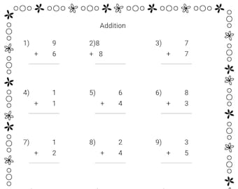 Addition and Subtraction Worksheet, Practice Sheets With Answers ...