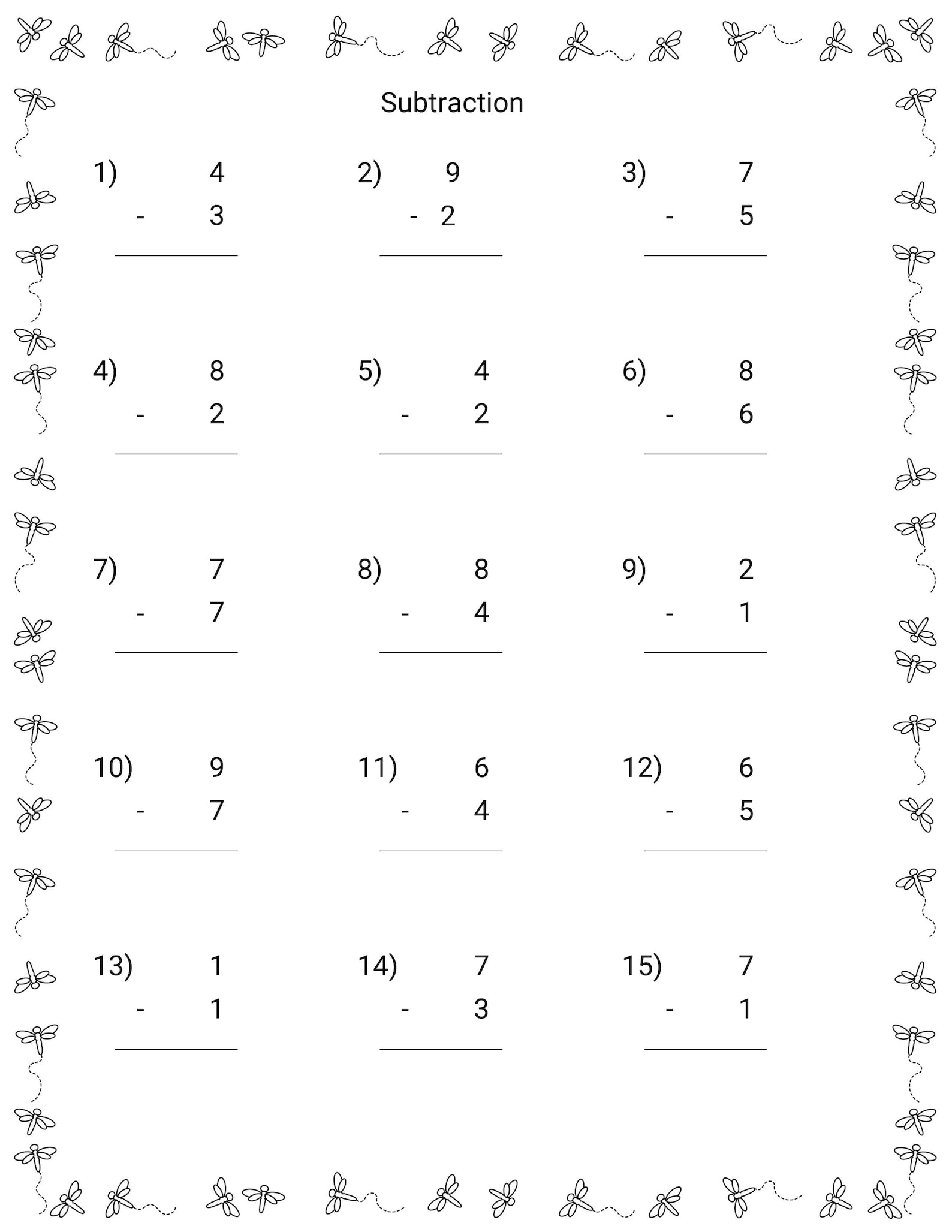 Addition and Subtraction Worksheet, Practice Sheets With Answers ...