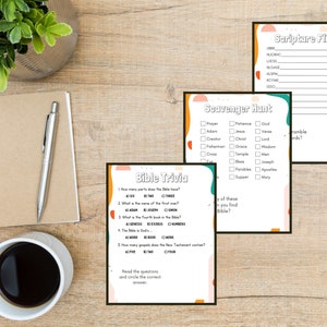 Printable Bible Game for Kids, Bible Game Bundle for Kids - Etsy