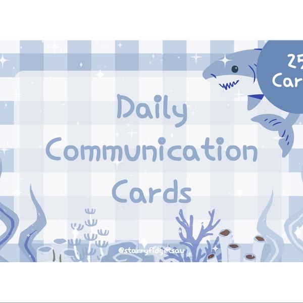 Communication Cards - Etsy