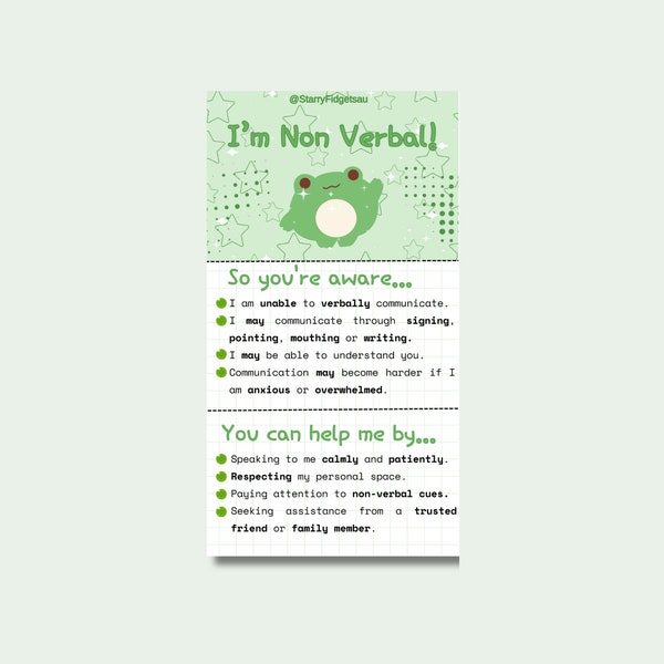 Nonverbal Autism Emergency - Etsy Nonverbal Autism Emergency - Etsy