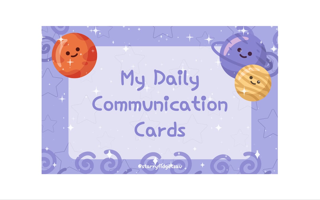 Daily Communication Cards Non Speaking Non Verbal Semi Verbal Autism ...