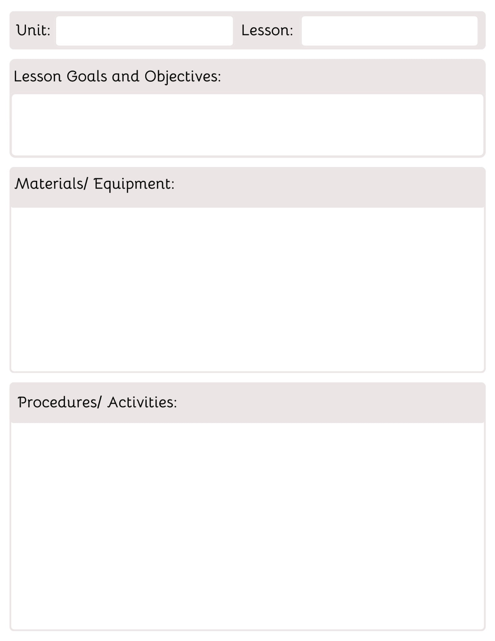 Lesson Plan Template/ Science of Reading Focus - Etsy