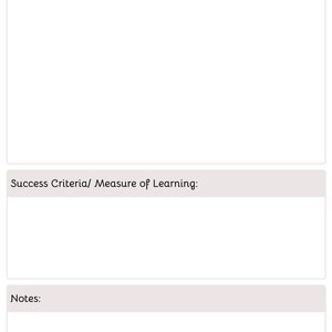 Lesson Plan Template/ Science of Reading Focus - Etsy