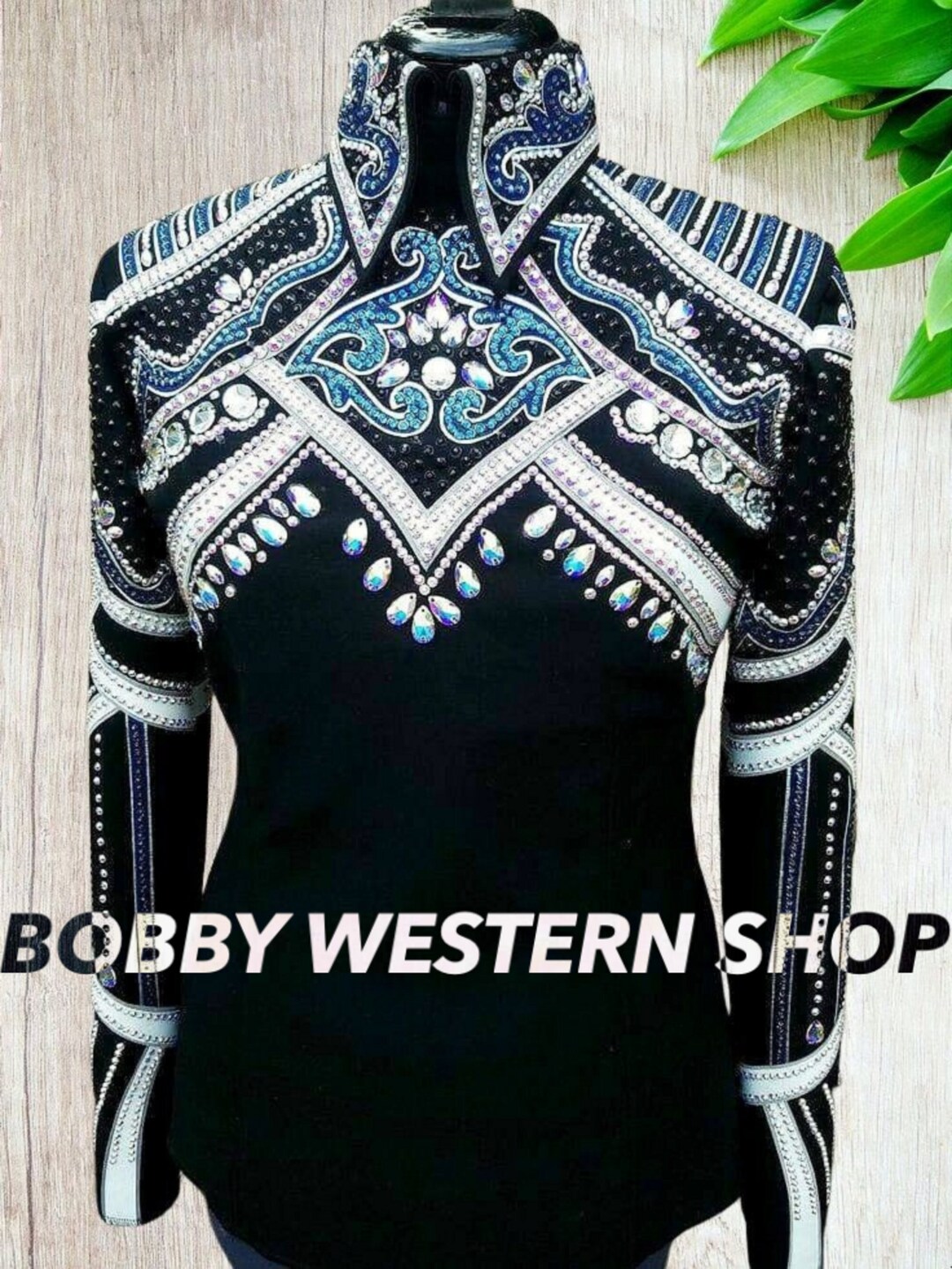 Custom Made Blue and Silver With Black Base CROTCH Top/body Suit ...