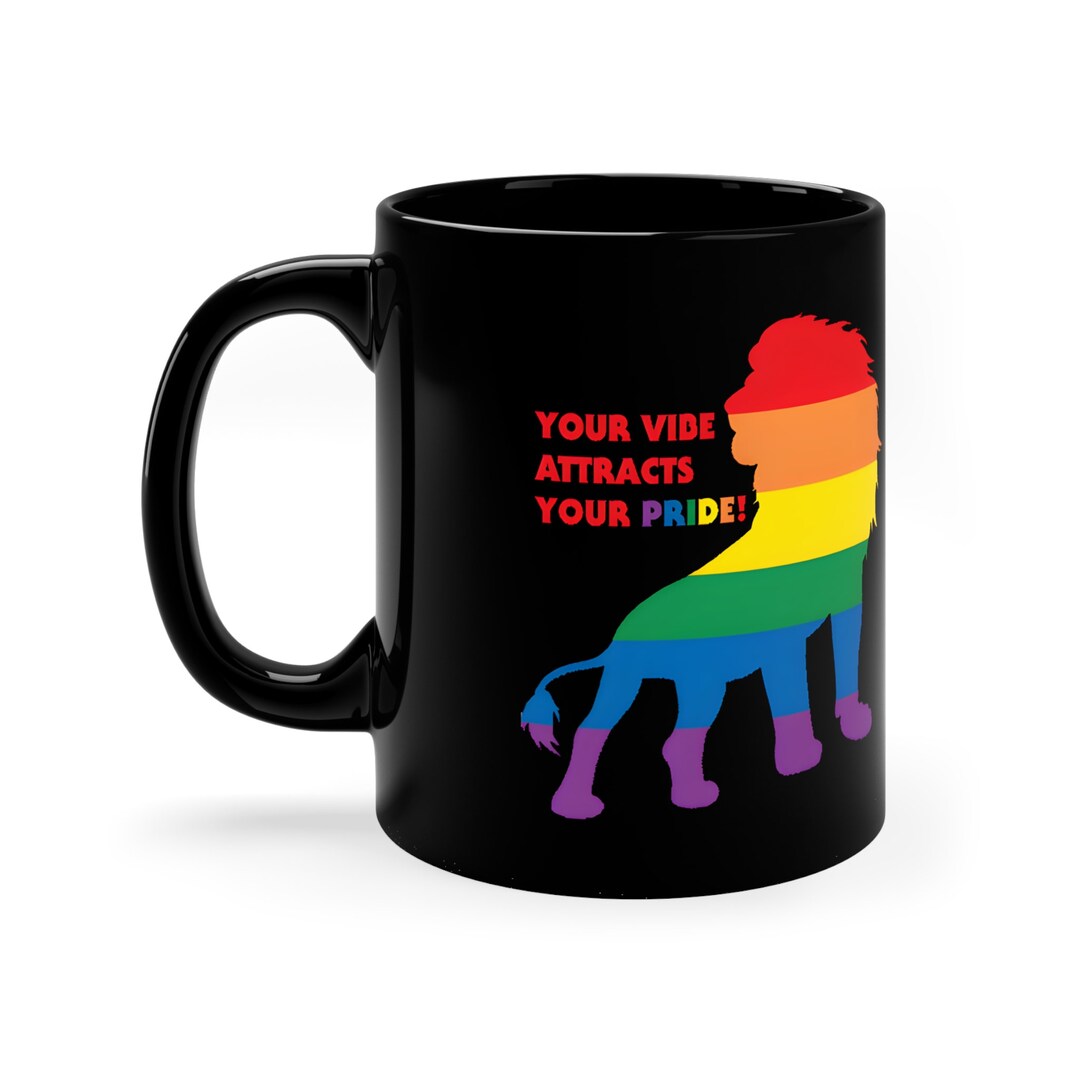 Pride Month, Rainbow, Pride Lion, your Vibe Attracts Your Pride Quote ...