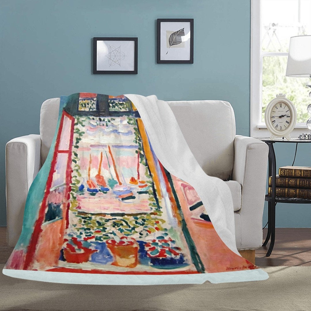 Henri Matisse Open Window, Collioure Ultra-soft Micro Fleece Blanket 60 ...