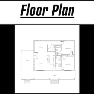Simple House Plan | 2 Bedroom 2 Bathroom | Open Floor Concept | Instant ...