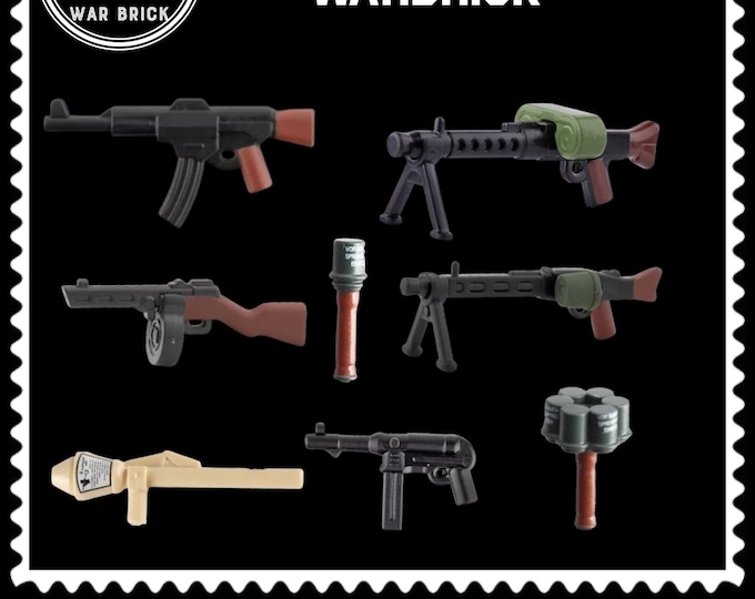 Lego Compatible WW2 WEAPONS KIT - Etsy