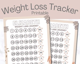 Weight Watchers Tracker Printable - Etsy