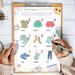Kids Visual Packing List 4 Printable Canva Editable Travel - Etsy