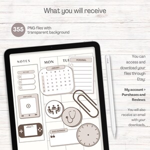 EVERYDAY WIDGETS Digital Stickers for Planners and Journals for ...