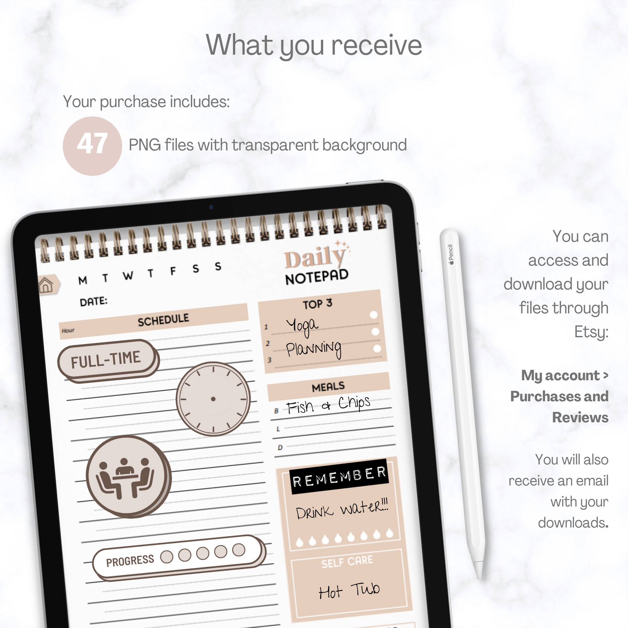 OFFICE WORK WIDGETS for Planners and Journals Digital Stickers - Etsy