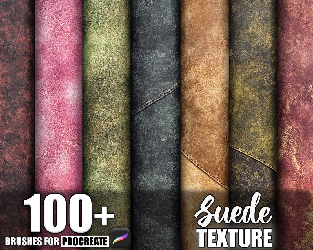 100+ Suede Texture Procreate Textures, Brushes for Procreate, Instant ...